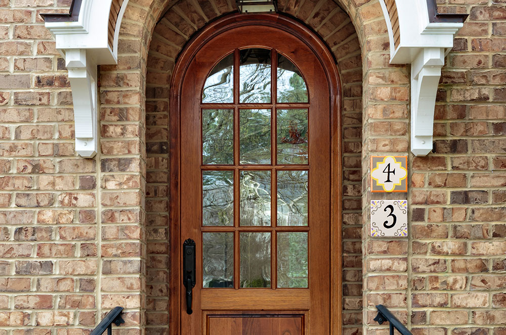 Pretty Painted House Numbers